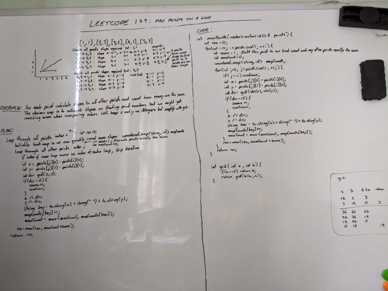 Leetcode 149: Max Points on a Line | adamk.org