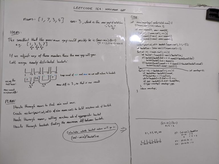 Leetcode 164: Maximum Gap | adamk.org